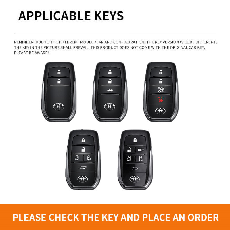 Toyota Car key cover for Toyota Harrier Hilux Rogue Revo Fortuner ...