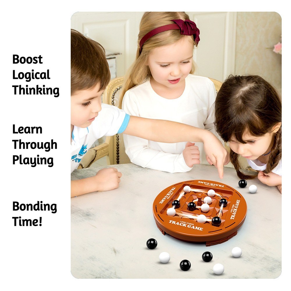 [EnL]🇸🇬 Logic Chess Connect 4 Track Game | Kids Family Bonding Game ...