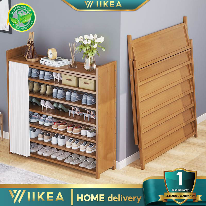 Foldable shoe rack No Installation shoe shelf Household Portable Multi ...