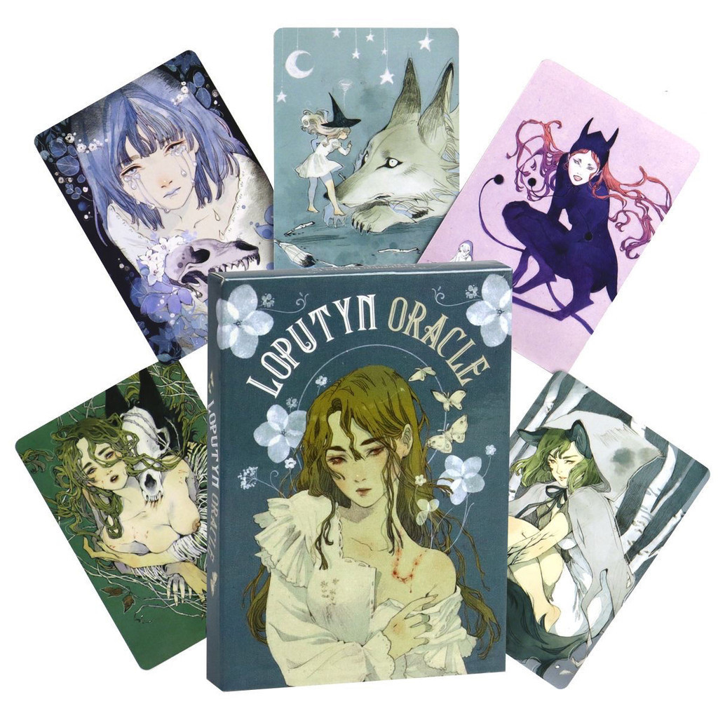 Loputyn Oracle Card Free Chinese Guide Loputyn Girl and Wolf Fantasy ...
