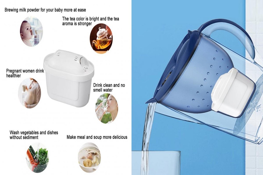 RC~ Chlorine Removal Water Filter Water Purifier Filter 6pcs Bpa-free ...