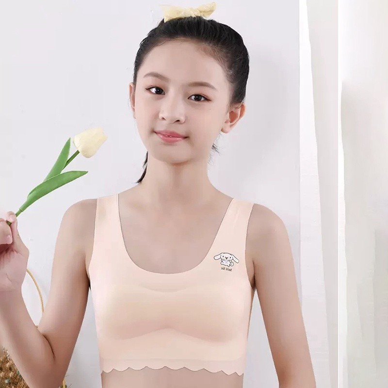 🇸🇬Ready Stock🇸🇬8-16 Years Old Girls Bra Super Soft Baby Bra Teenage ...