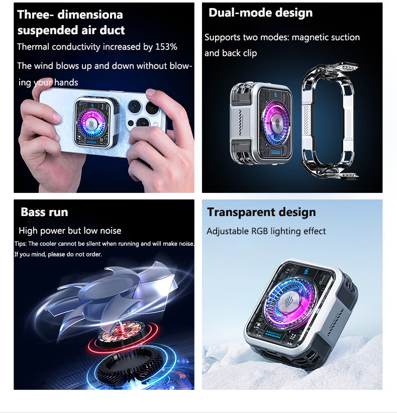 Original Nubia RedMagic Cooler 5 Pro 36W Control In App Smartphone ...