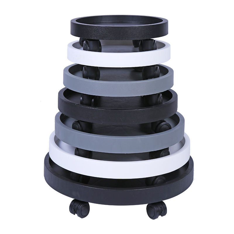 Thickened Movable Flower Pot Tray With Wheels Universal Wheel Base ...