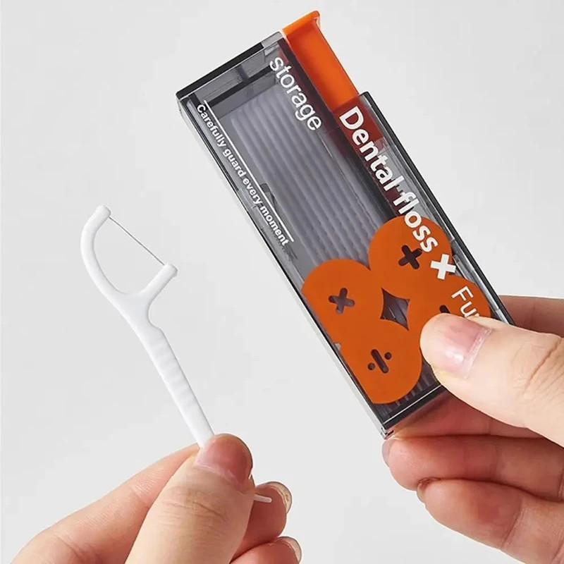 Portable Floss Dispenser Automatic Pop-Up Dental Floss Storage Box ...