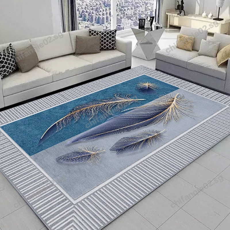 Living Room Carpet Coffee Table Mat Home Scandinavian Simple Soundproof ...