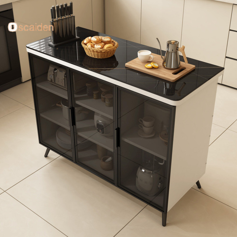 Kitchen Cabinet Storage Cabinet Cupboard Kitchen Cutting Table ...