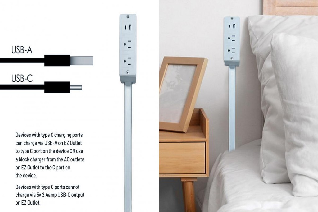 canaan| Usb-c Charger Portable Electrical Outlet Extender with Usb-a ...