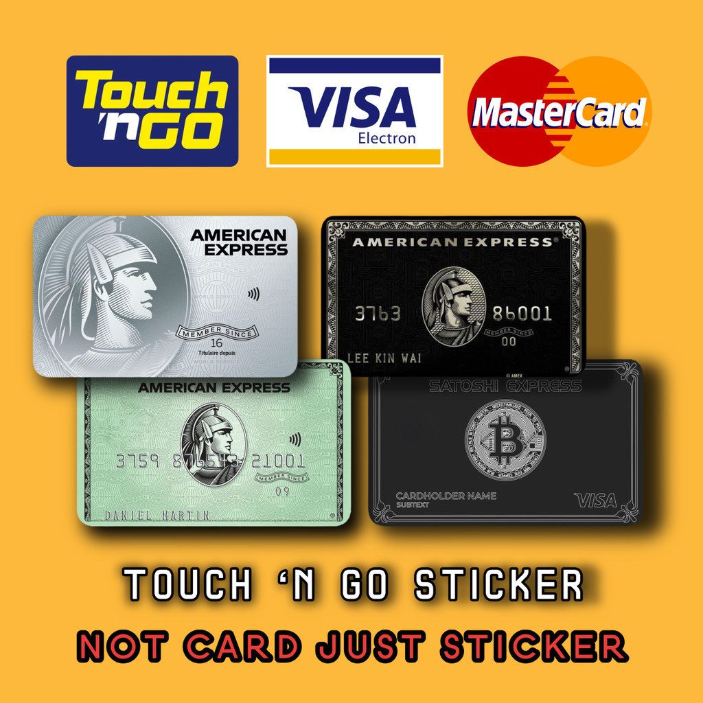 Crypto Series Touch n Go Card Sticker Cover TNG / MASTER / VISA ...