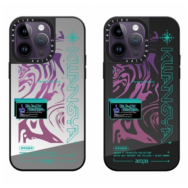CASETIFY PC Sliver Black Mirror【Fashion Girl Group Label】Hard Phone ...