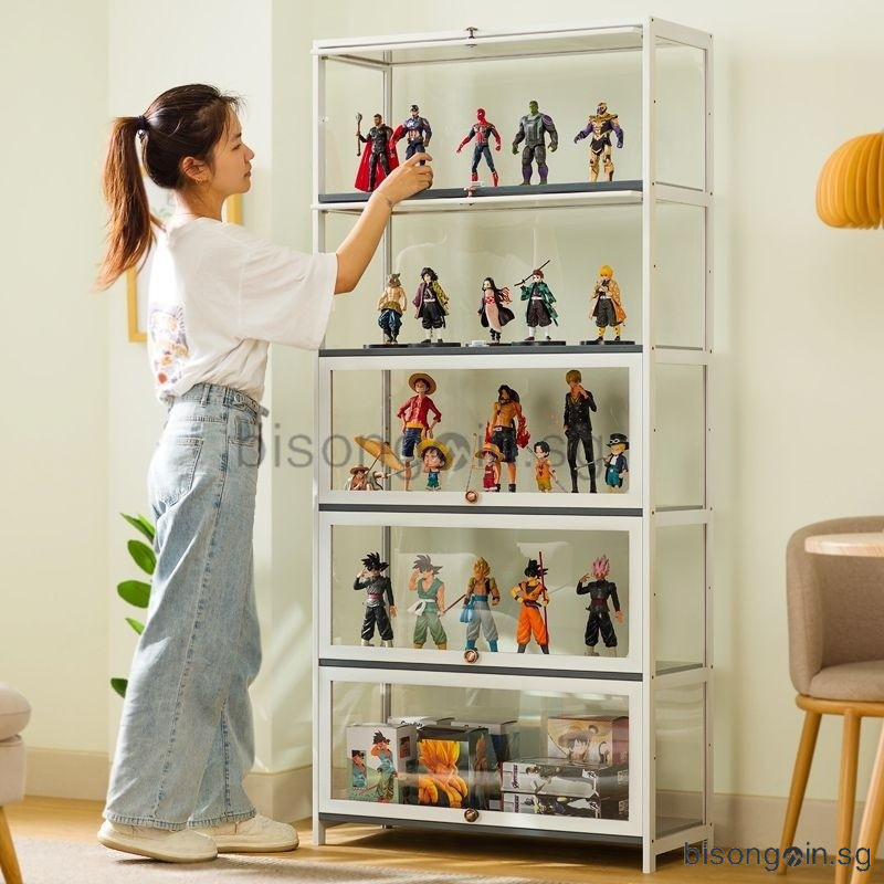 Display Cabinet Lego 4-color Acrylic Door Display Cabinet Home Shelf ...