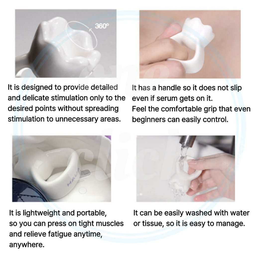HAUA Ceramic Guasha Ring Facial Massage Tool for Radiant Skin |Home Spa ...