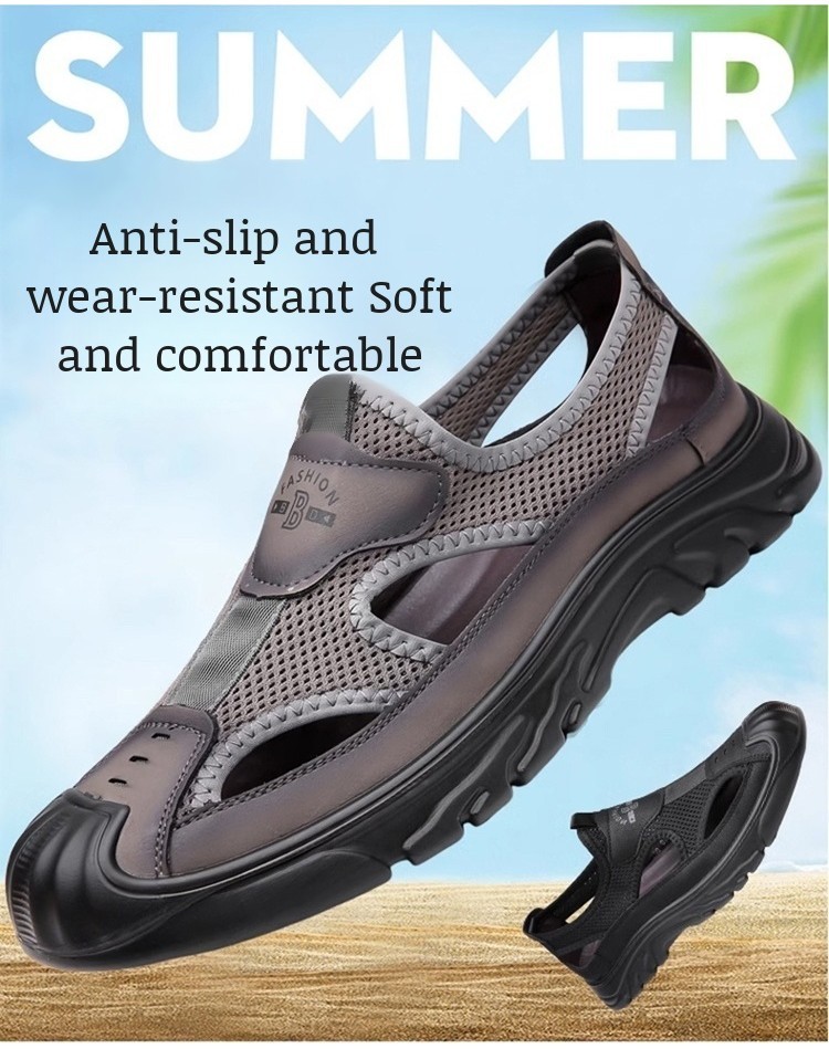💕Best Sell💕Men's Sandals Essential for Lazy People/One Foot Stirrup ...