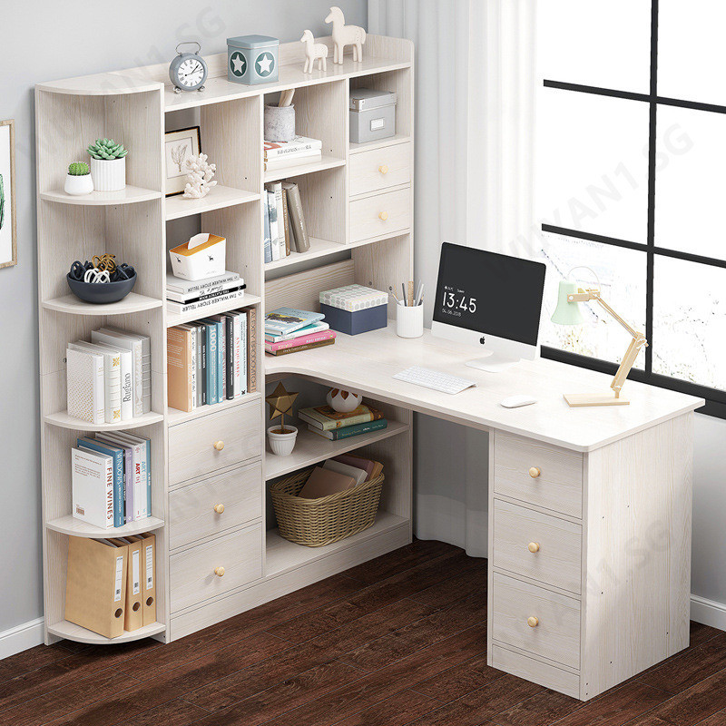 Corner Table Computer Table Desktop Office Desk Modern Study Table ...
