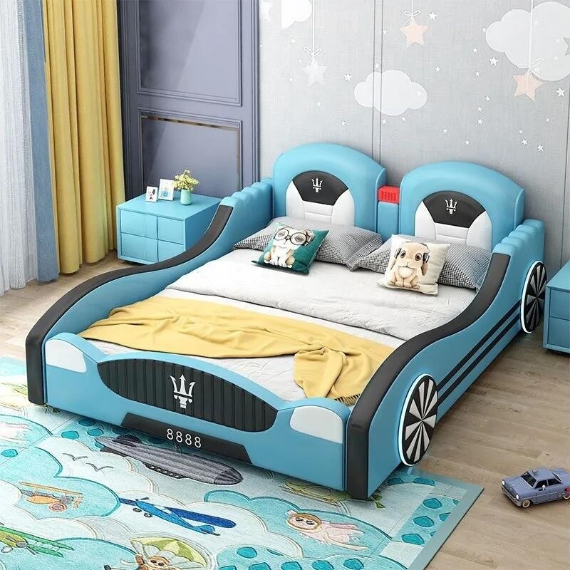 Children Bed Multi Functional Baby Bed Cool Baby Cot Car Toddler Bed ...