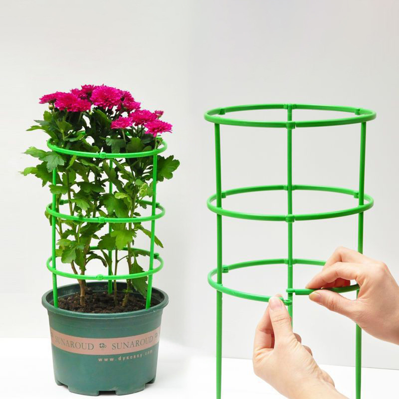 Cylindrical Plant Vine Climbing Rack Trellis Spliced Flower Frame Stand ...