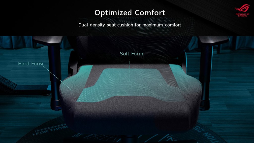 ASUS ROG Aethon Fabric Edition Gaming Chair - All-Steel Frame, Dual ...