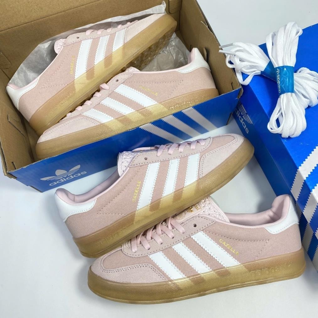 in stock Adidas Gazelle Indoor Sandy Pink Cloud White Gum Shoes IH5484 ...