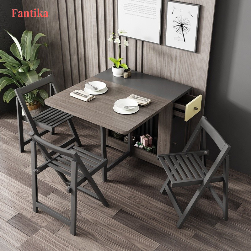 Foldable Table Dining Table Dining Table Folding For Small Household ...