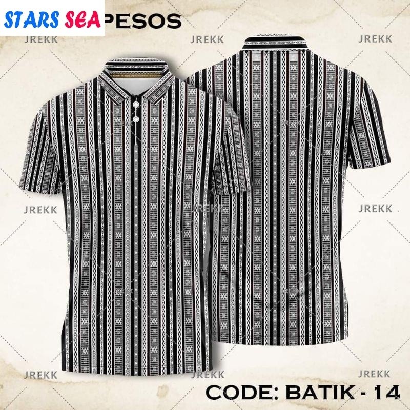 Asean Inspired Ethnic Attire New Agalog Batik Polo For Men Philippines ...