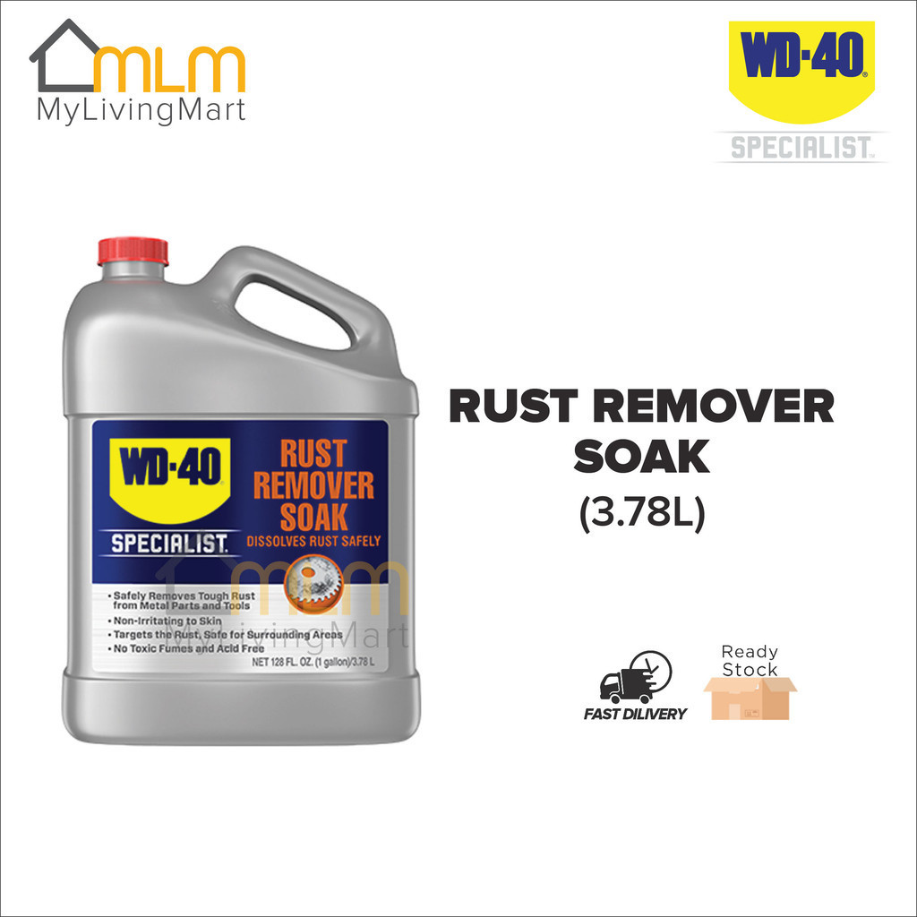 Wd 40 Specialist Rust Removal Soak 1 Gallon Shopee Singapore