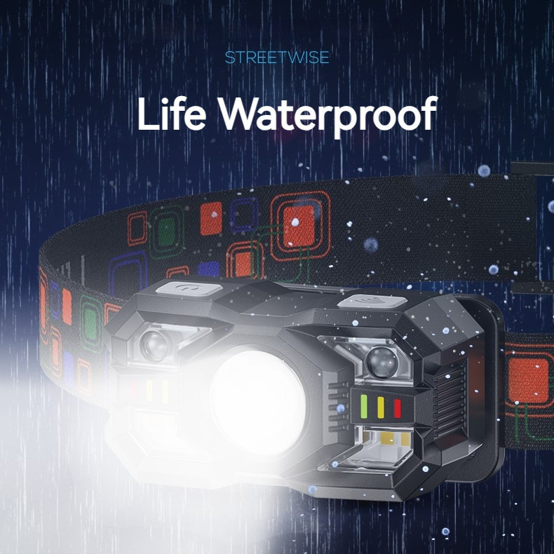 Intelligent Induction Headlights Three Light Sources Multifunctional ...