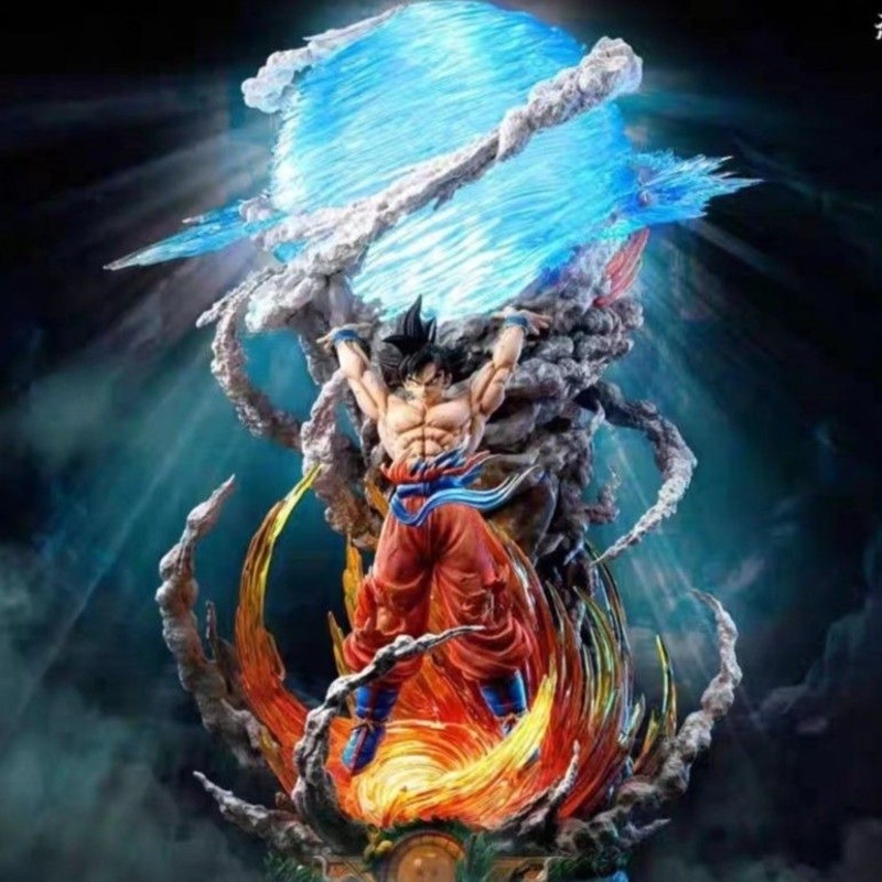 Figures Dragon Ball Goku Genki Bomb Form Cm Illuminated Double Headed ...