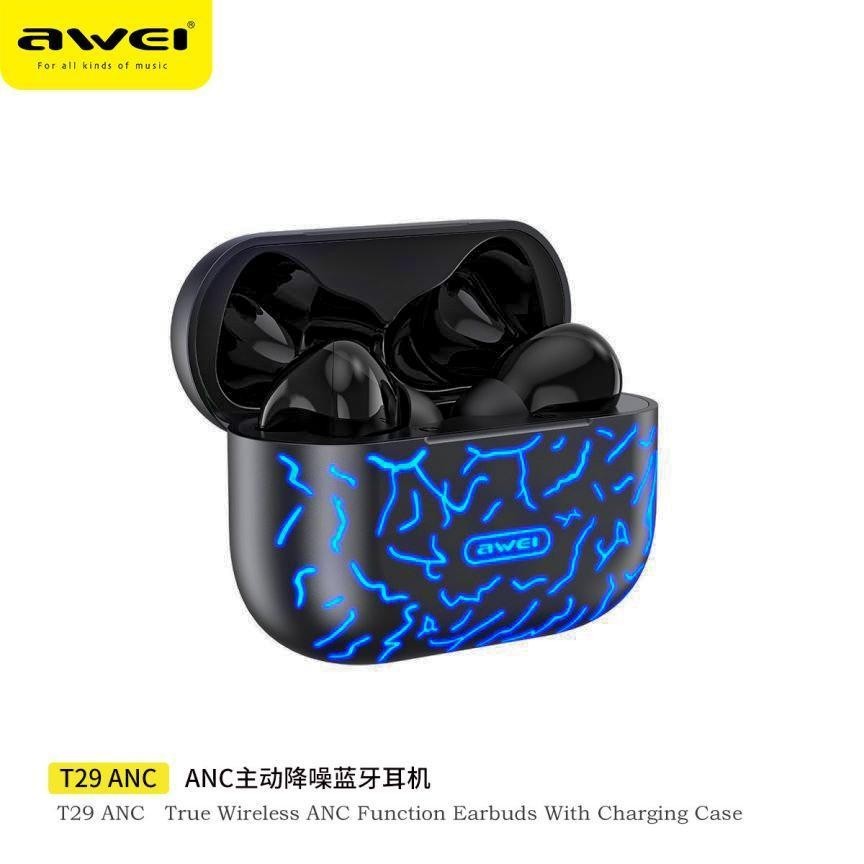 Awei T29 ANC Wireless Gaming Earbuds with TWS Function HD Bluetooth ...
