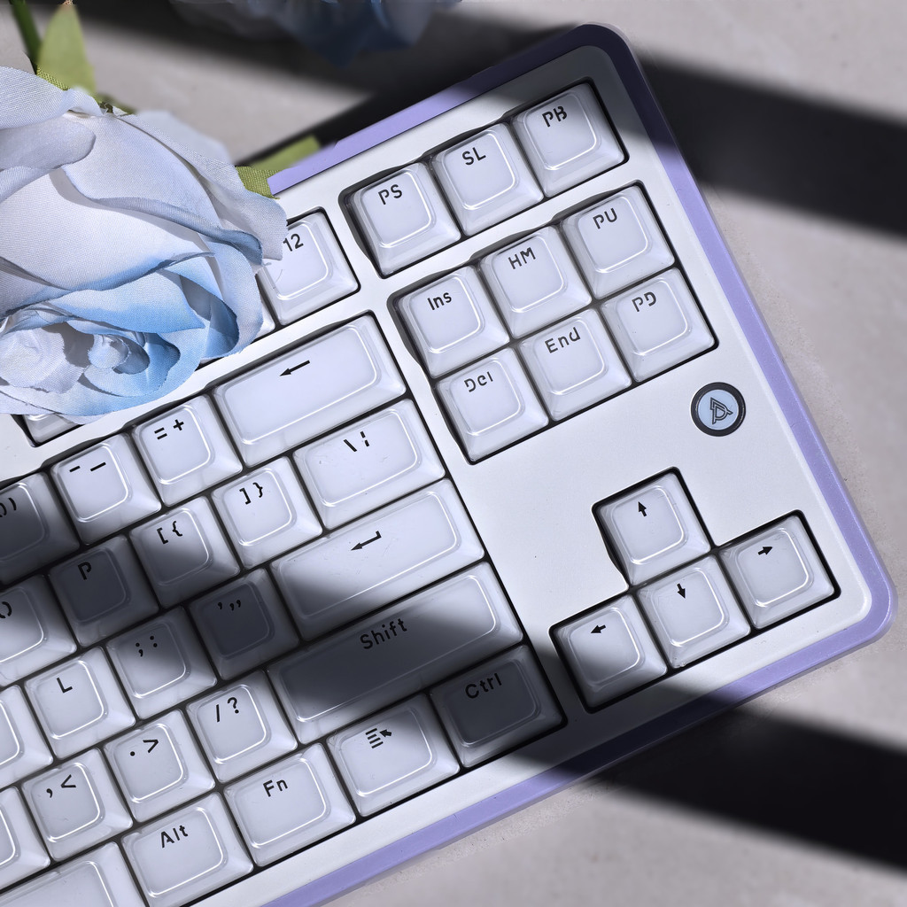 White Jelly Crystal Keycaps Translucent PC Double Shot Similar OEM ...