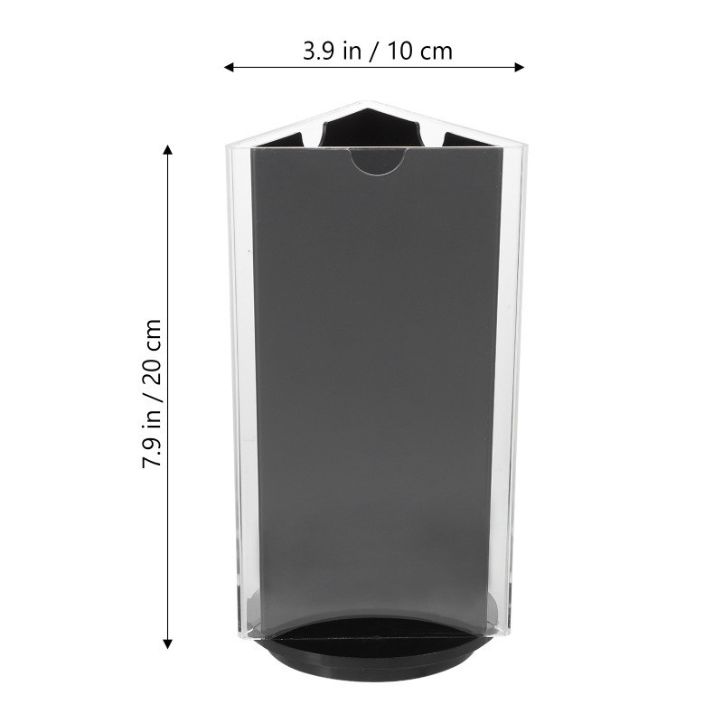 Clear Rotatable Acrylic Sign Holder/Tabletop Menu Display Board/Stand ...