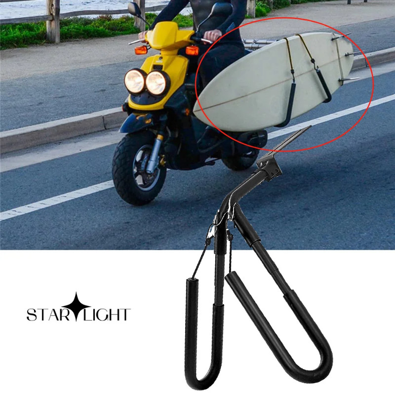 Motorcycle Surfboard Rack Holder Portable Adjustable Motorcycle Side ...