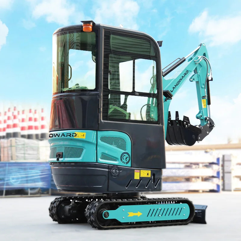 Orchard Ranch Crawler High Quality Hydraulic Bagger 1.6 Ton Mini Digger ...