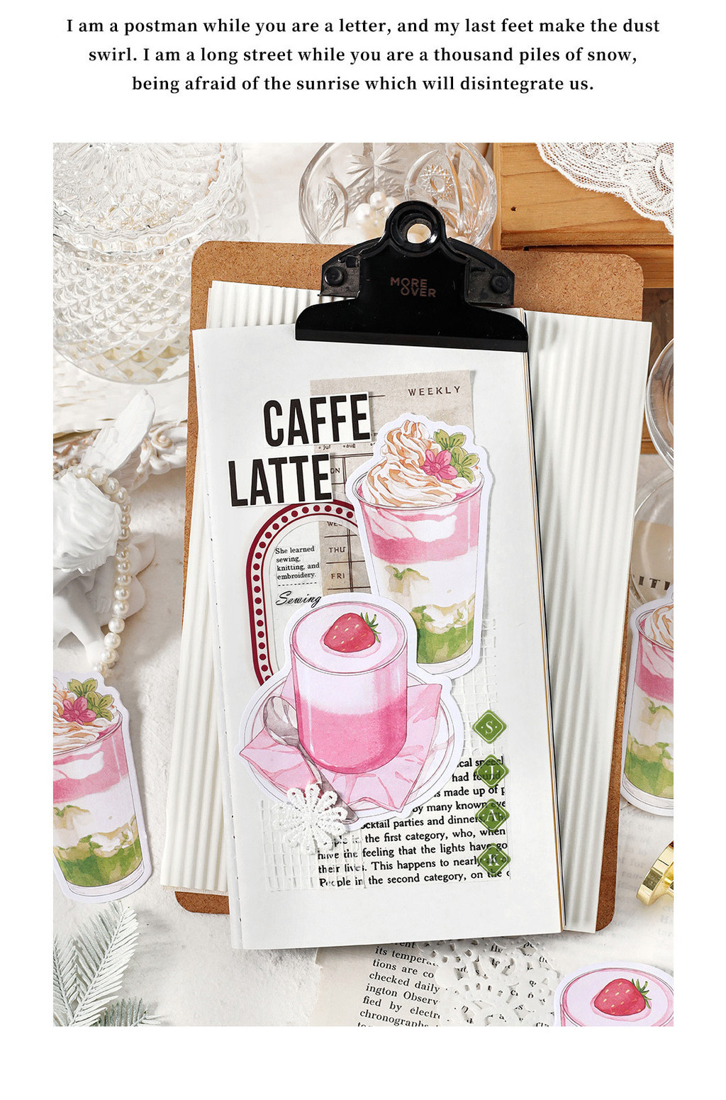 Mr. Paper 30 sheets/bag Sticky note Cute cartoon Ice cream Cake Dessert ...