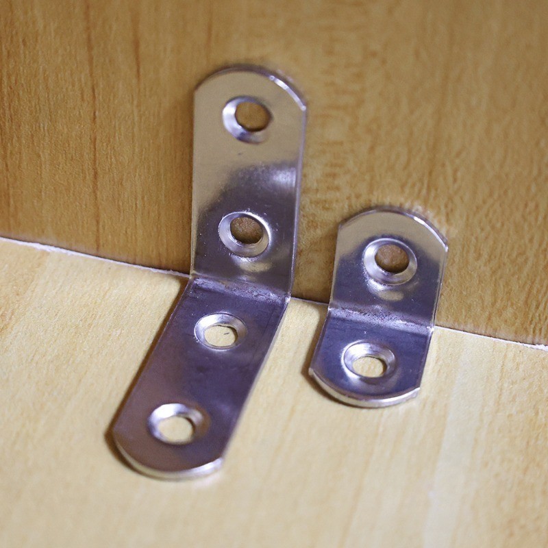 10Pcs Stainless Steel Corner Brackets - Multifunctional, Universal ...