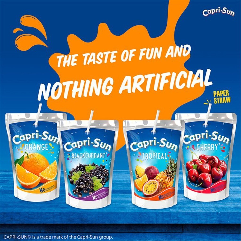 [BUNDLE PACK] CAPRISUN Monster Alarm Mixed Juice 200ML X 10 X 4 (TETRA ...
