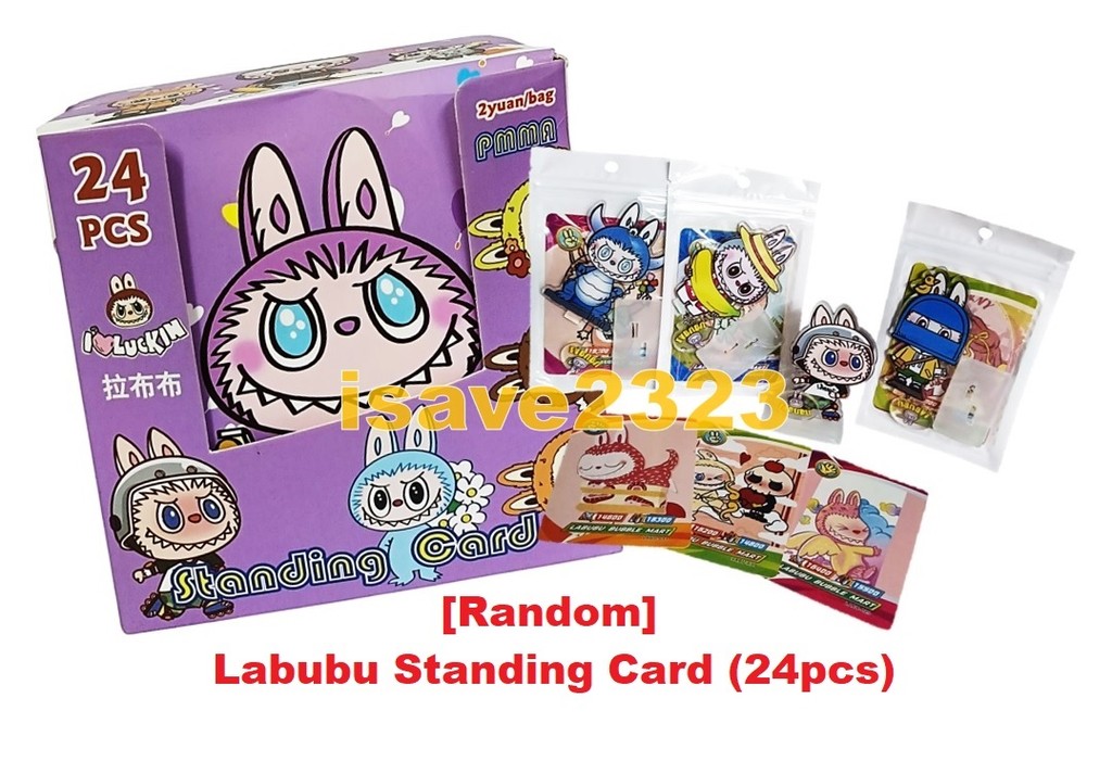 Labubu Standing Card SL697 (24pcs) | Shopee Singapore