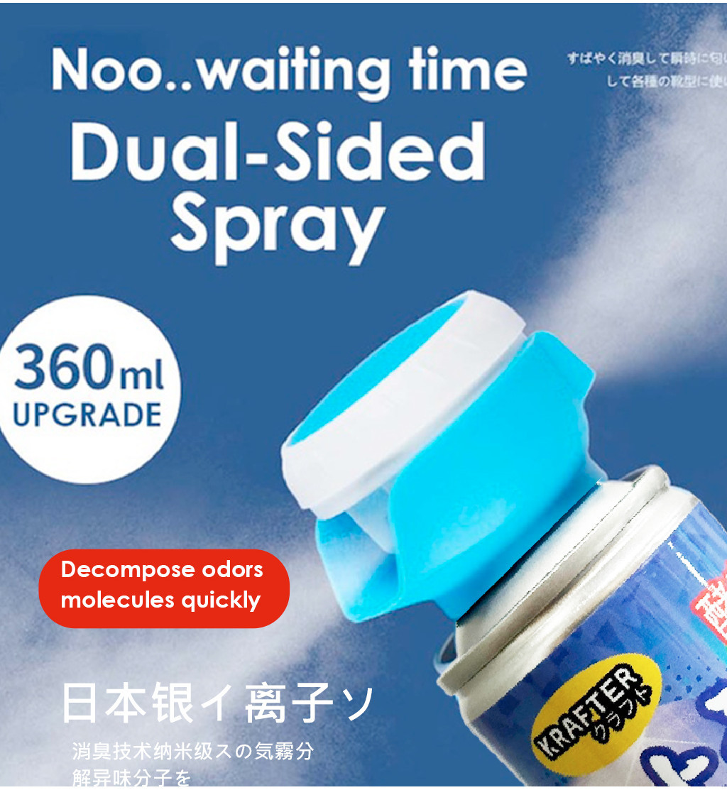 🥇Japan no.1 Silver Active Foot Spray 3 in 1 deodorizing shoe spray ...