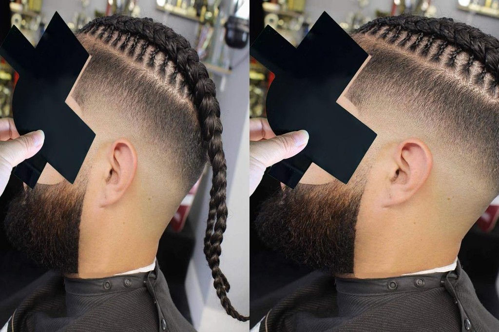 [Jm] Hairline Shaping Card Hair Styling Card Beard Lineup Shaping Tool ...