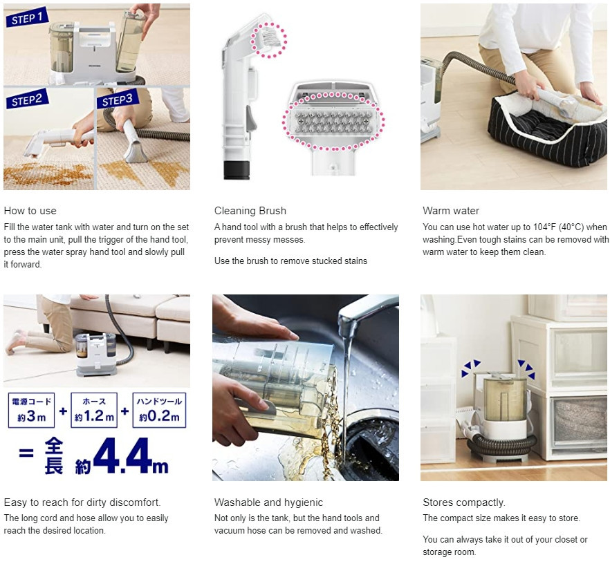 IRIS Ohyama RNS-P10 Rinser Cleaner Automatic Pump Type | Shopee Singapore