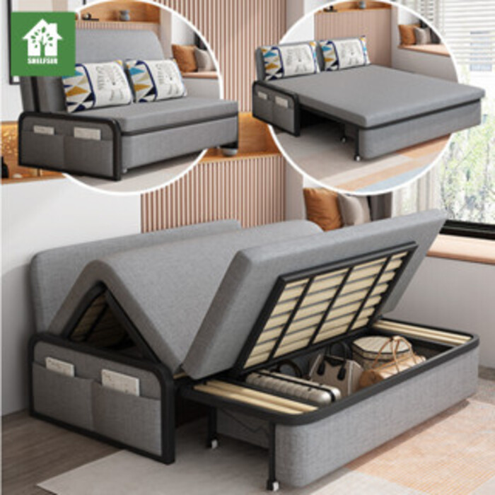 Sofa Bed Dual Purpose Folding Sofa Bed Living Room Multifunctional ...