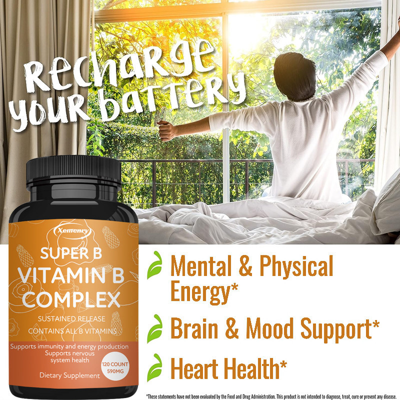 Xemenry - High Potency Vitamin B Complex to Support Immune, Heart and Nervous Systems | Shopee ...