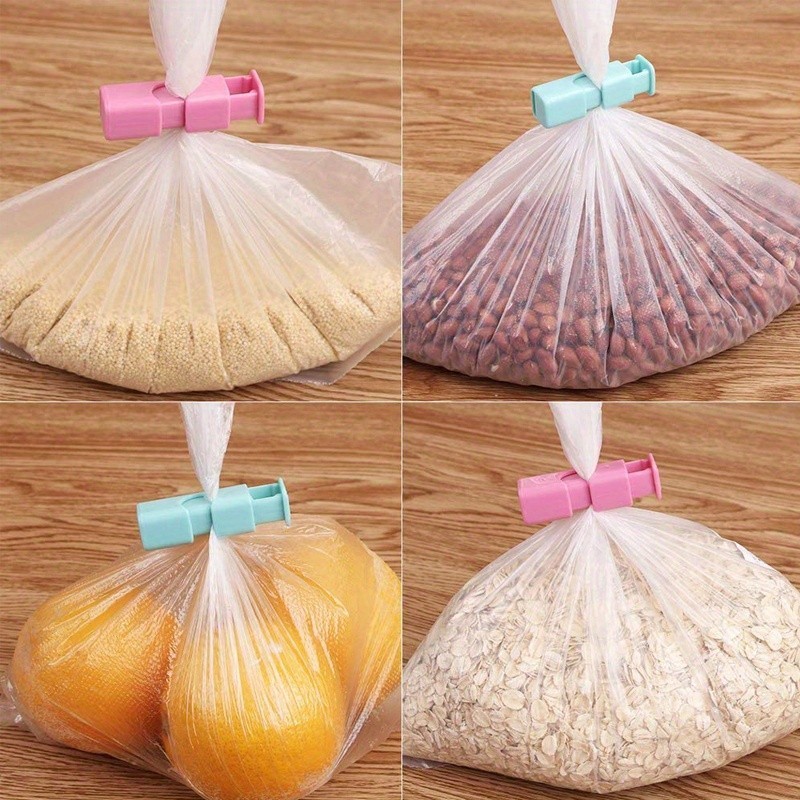 10pcs Food Sealing Bag Clips, Reusable Fresh Food Storage Tools Plastic ...