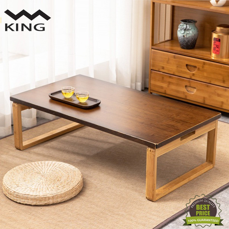 KING Foldable Table Japanese Style Tatami Small Bay Window Coffee Low ...