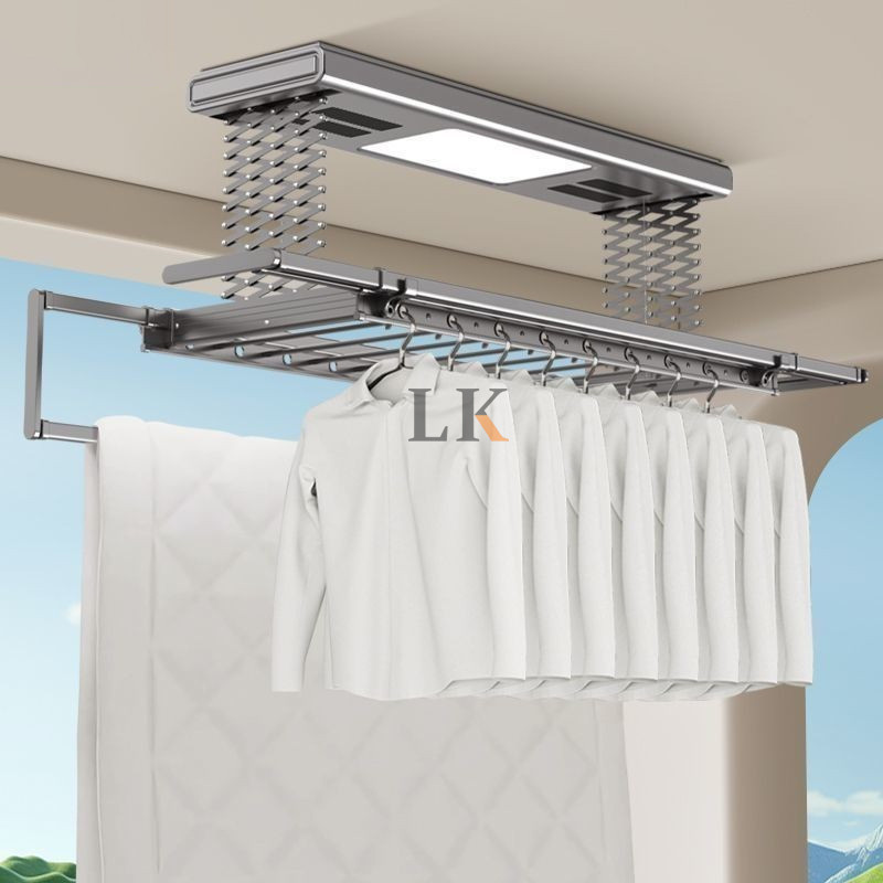 Automated Rack Smart Laundry System Clothes Drying Rack (LK) | Shopee ...