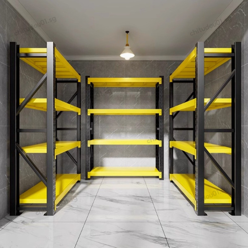 Heavy Duty Warehouse Shelves Multi-layer Supermarkets Home Express ...