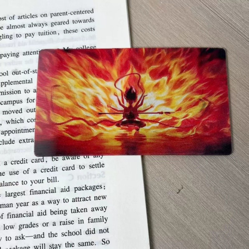 Nezha 2 Cartoon Peripheral 3D Variable Raster Card High Value Creative ...