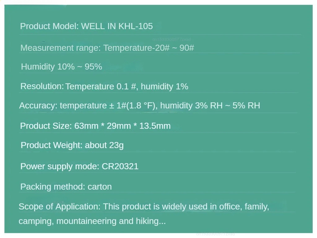 Wellink Thermometer Hygrometers Compass 3 in 1 Outdoor Camping ...