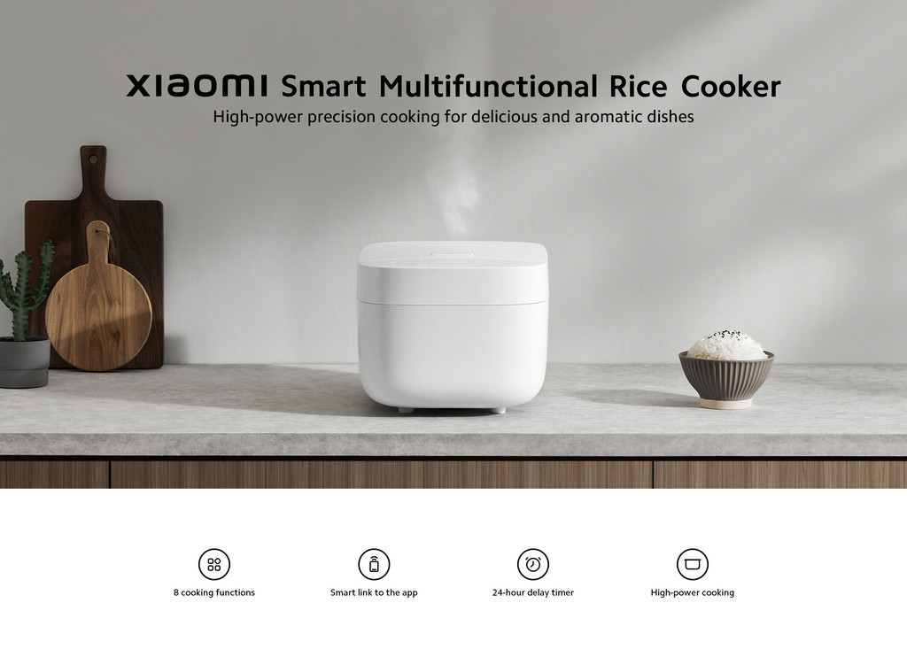Xiaomi Smart Multifunctional Rice Cooker | Shopee Singapore