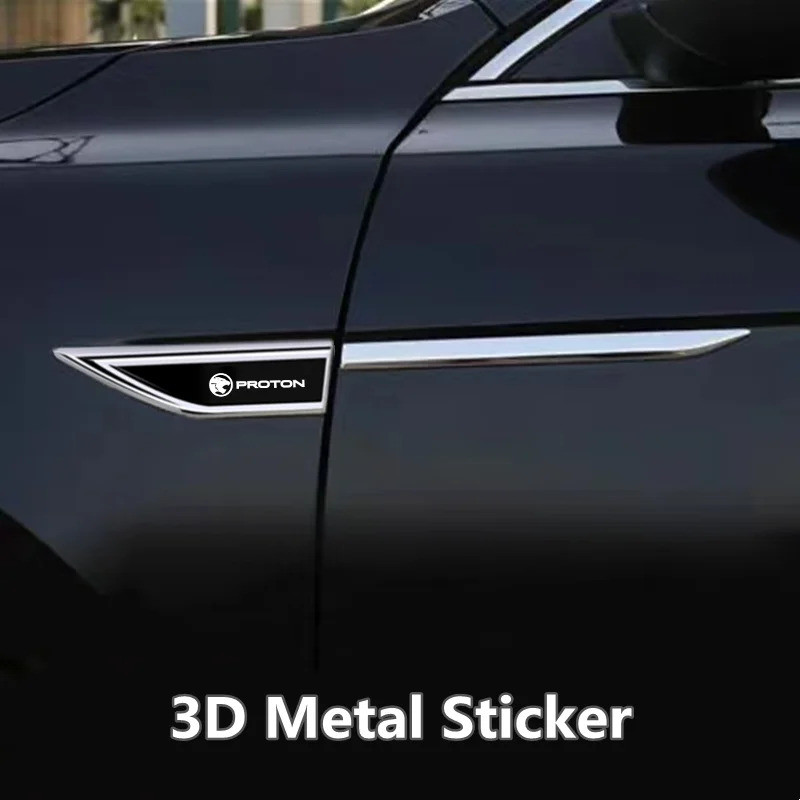 Car Fender Side Blade Stainless Steel Decal Car Body Protective Sticker ...
