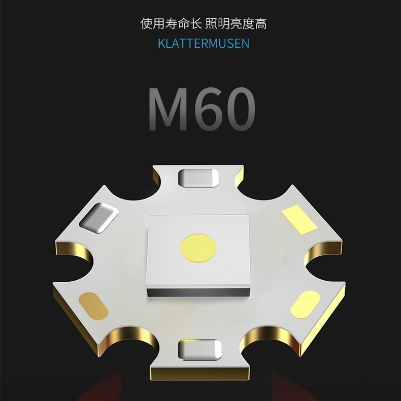 Smiling Shark SD5239 Torch Light M60 6000LM LED Super Bright Powerful ...